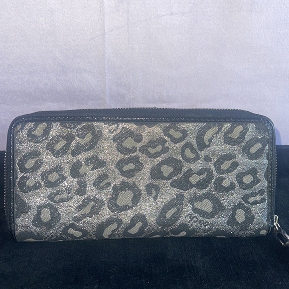 Coach | Bags | Coach Ocelot Leopard Print Zip Bifold Wallet | Poshmark